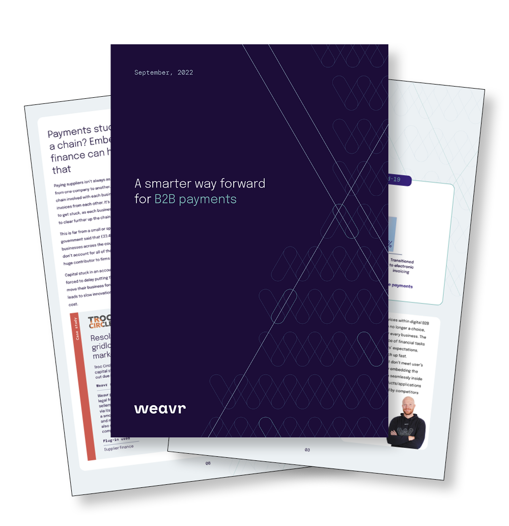 Weavr.io | Smarter B2B Payments